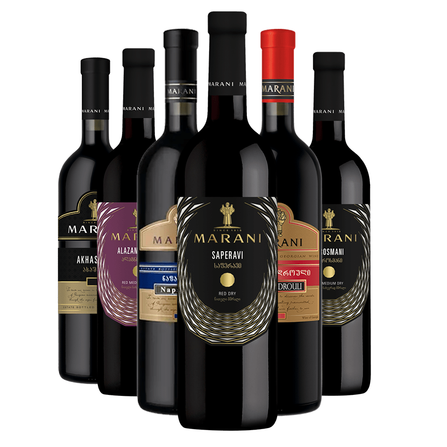 Georgian Red Wines Pack - 6 Bottles – deGeorgie.fr